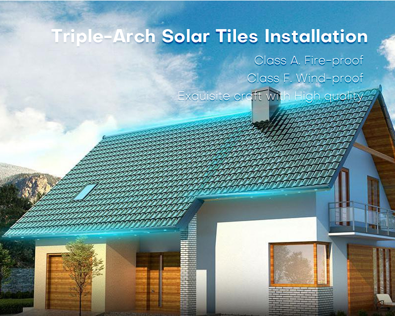 Triple-Arch Solar Tiles – SHANDONG MIO METAL TECHNOLOGY CO., LTD